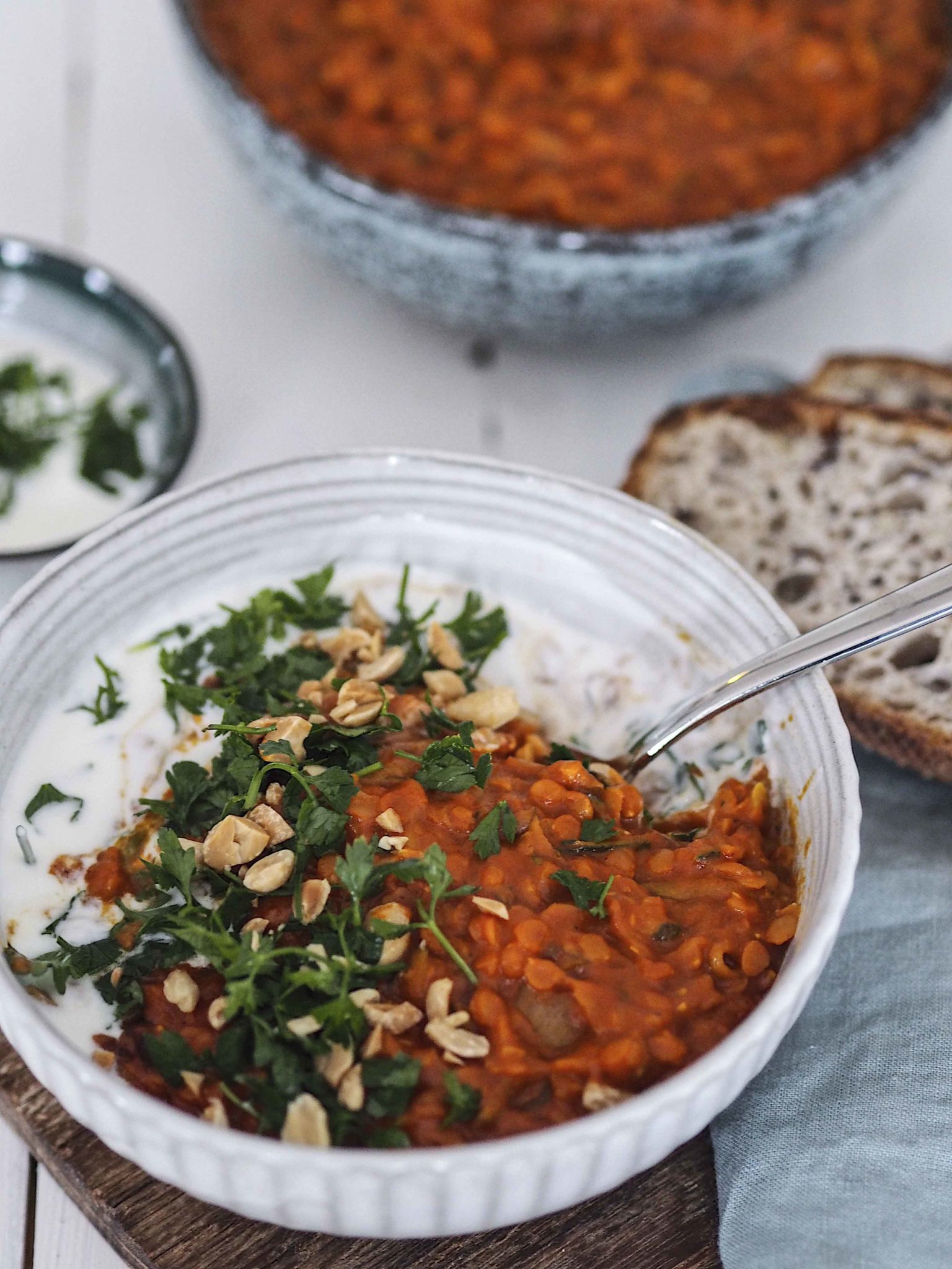 Indisk dahl med kokosmælk og røde linser - Den bedste