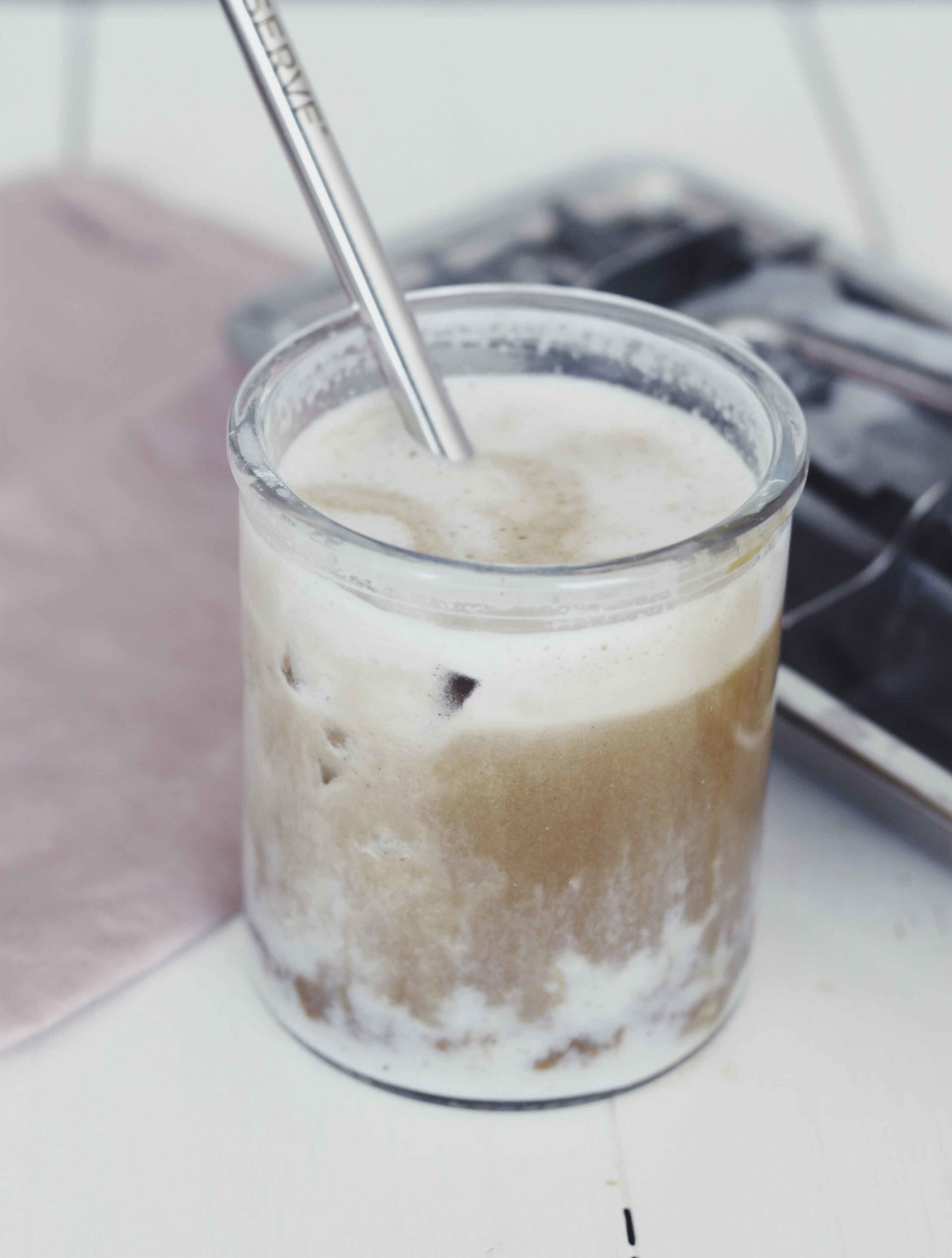 Sund iskaffe med banan - cremet og lækker iskaffe uden tilsat sukker