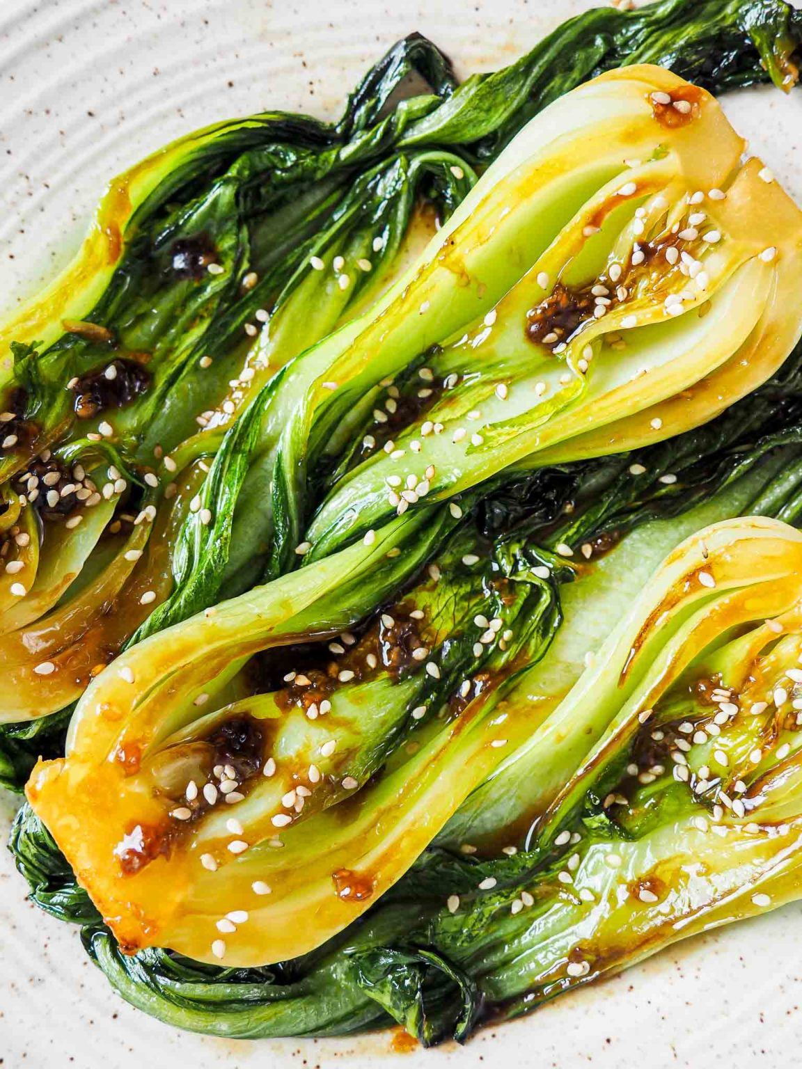 Stegt pak choi med asiatisk sauce - NEMT og lækkert tilbehør